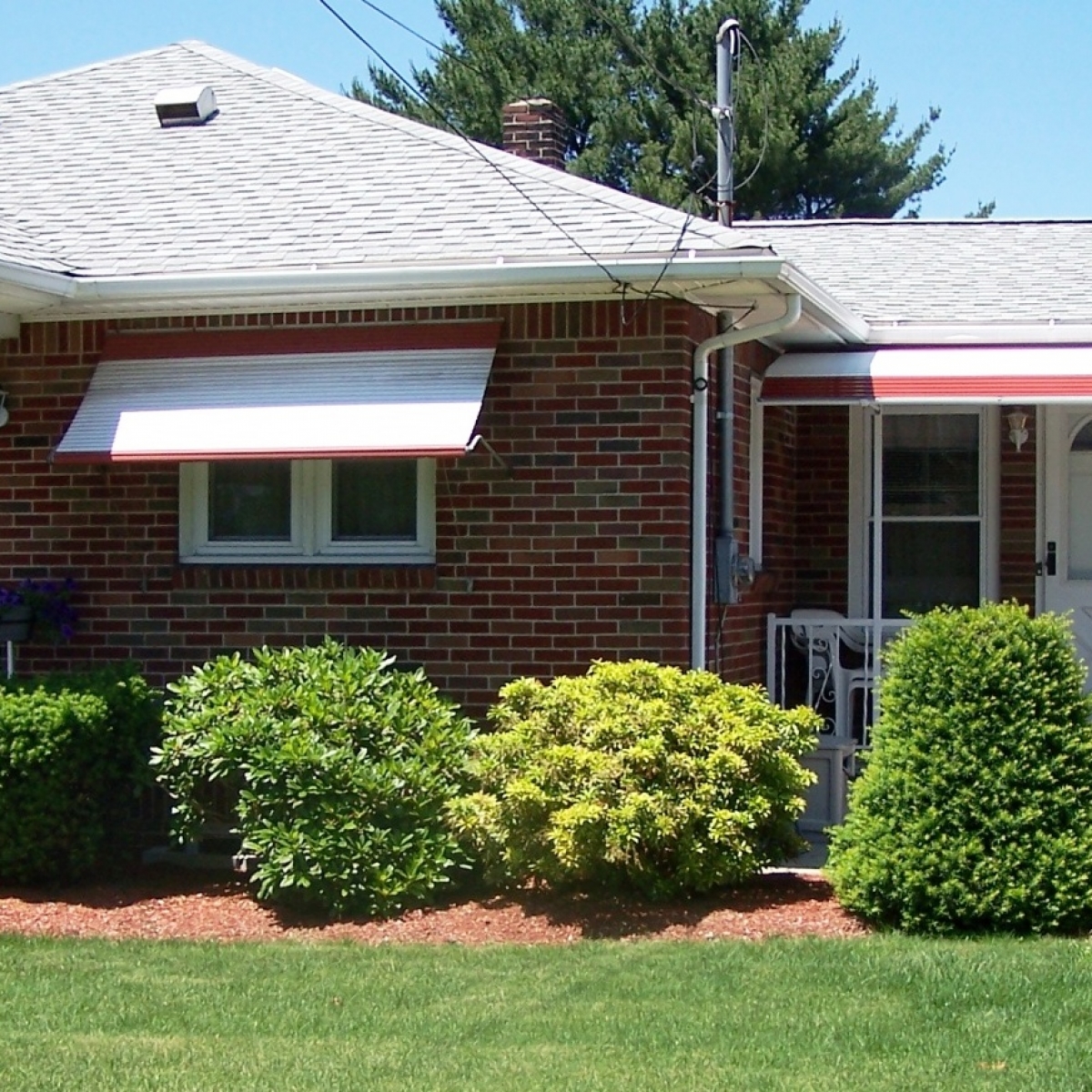 Aluminum Window Roll-Up, Doorway Awnings, & Canopies Gallery - Leisure ...